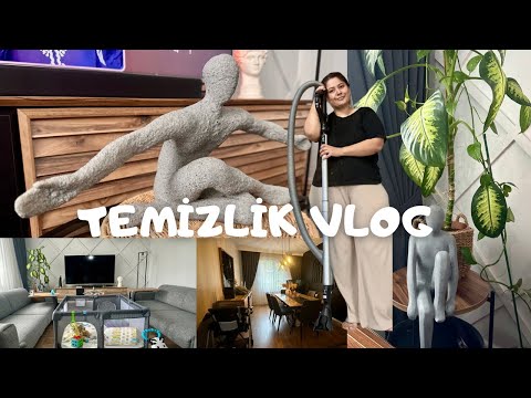 Salon Temizliği Vlogu 🧼| Bebekle Ev Temizliği – Ekmek Yaptım!!!