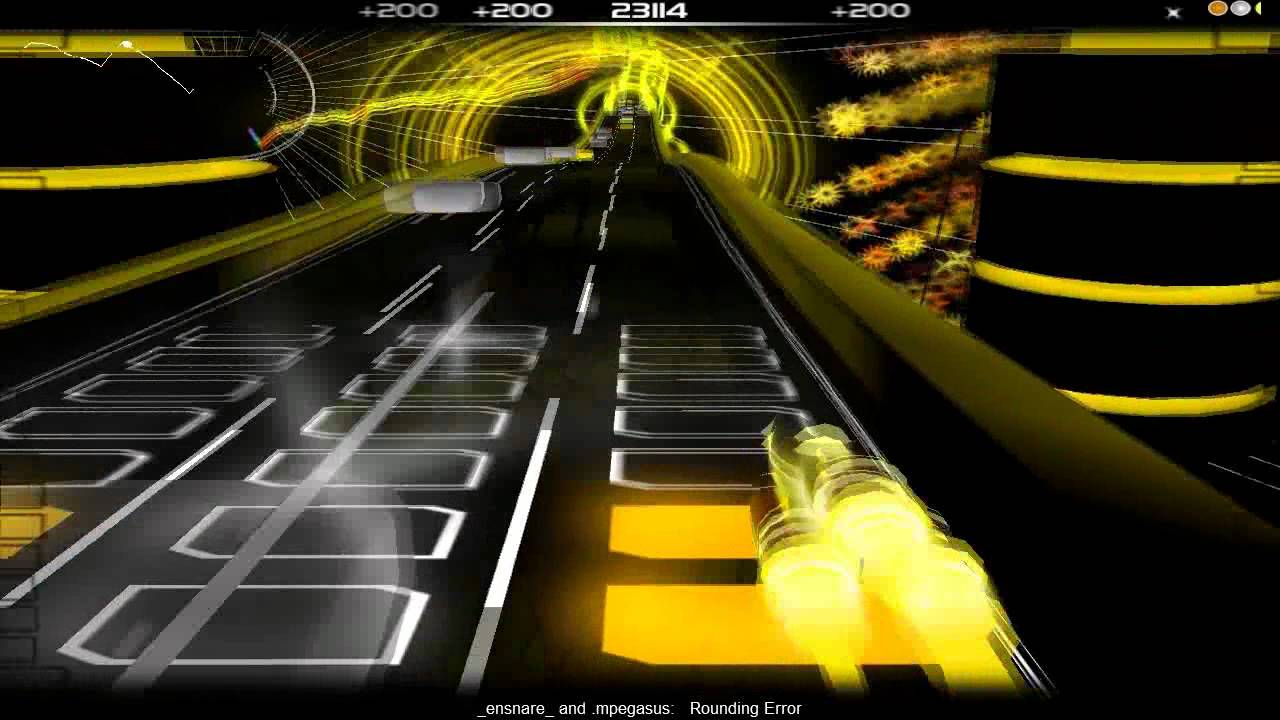 Audiosurf : Rounding Error by _ensnare_ and .mpegasus - YouTube