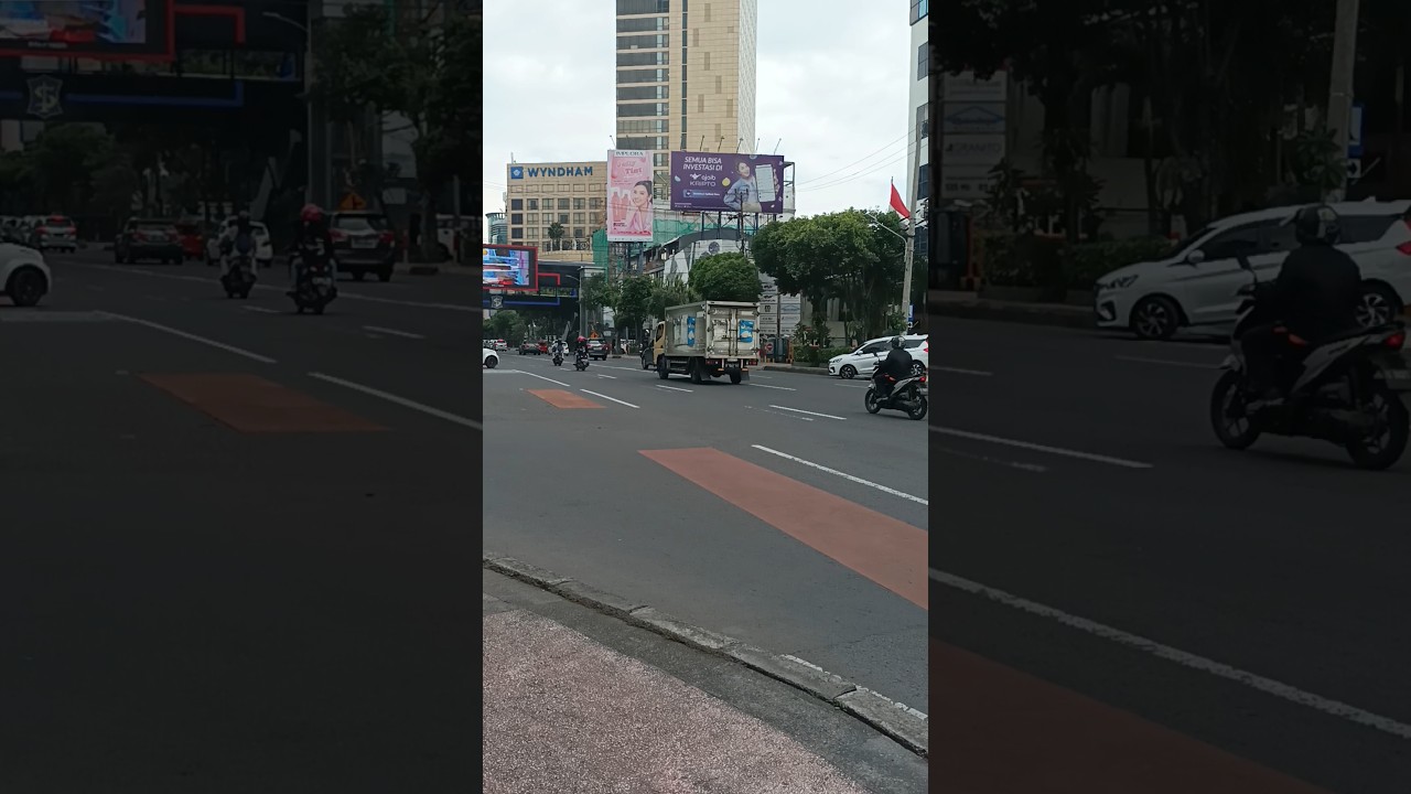 Suasana Jalan Raya Basuki Rahmat Surabaya Ternyata Banyak Gedung Tinggi ...