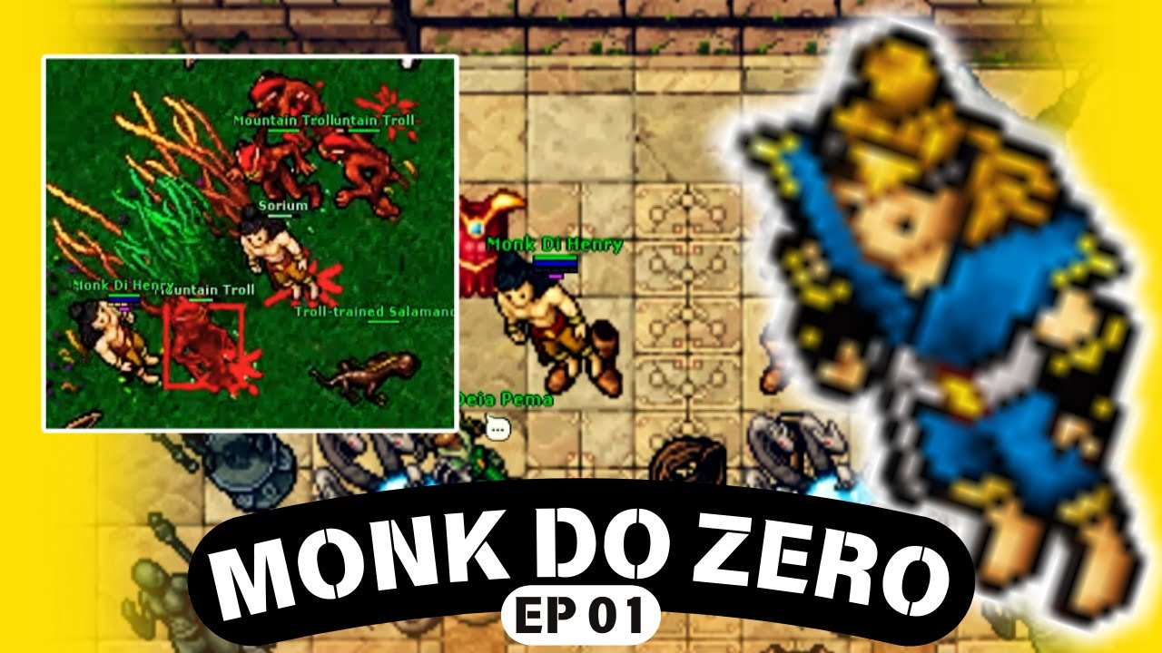Tibia: MONK DO ZERO - Ep. 1: O Início da Jornada! 🔥 - YouTube