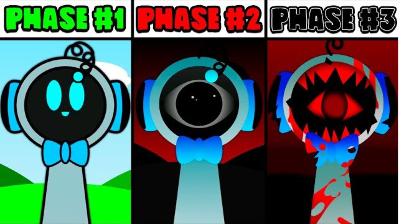 All Phases in New Incredibox Sprunki OC of Lucas: From Phase 1 to Phase ...
