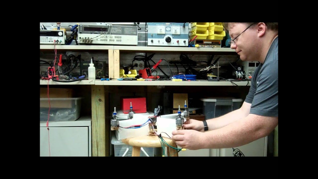 UAV tethered first hover - YouTube
