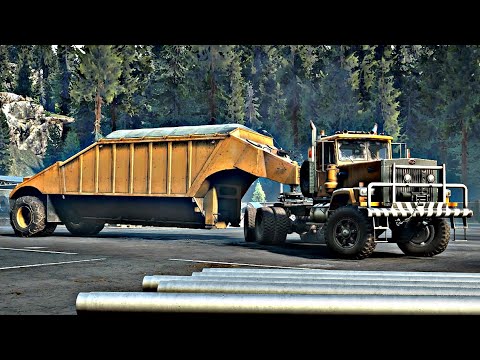 Pacific P512F, Mining Road Train, Wisconsin, USA - YouTube