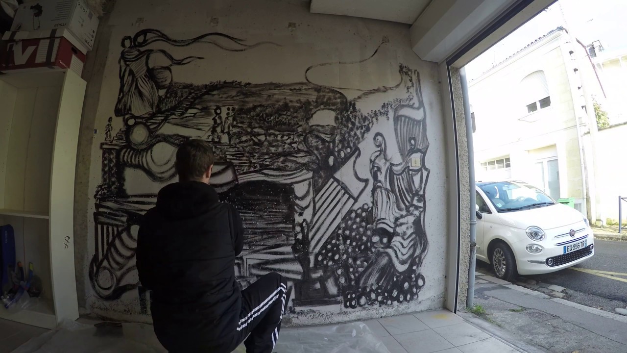 An artist's doodle into the subconscious - YouTube