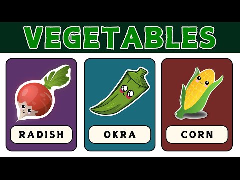 Guess the Vegetables | Guessing Game for Kids | Learn with Teacher Sami