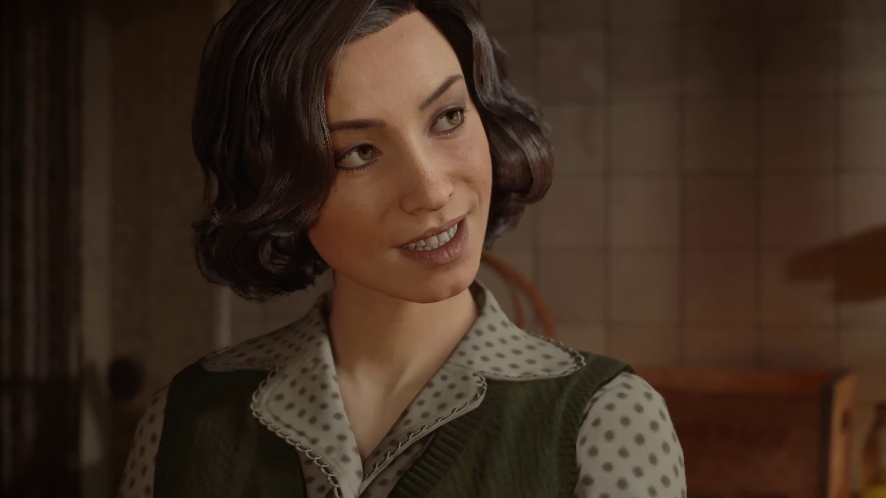 Mafia 1 Definitive Edition - Tommy Angelo with his wife Sarah before ...