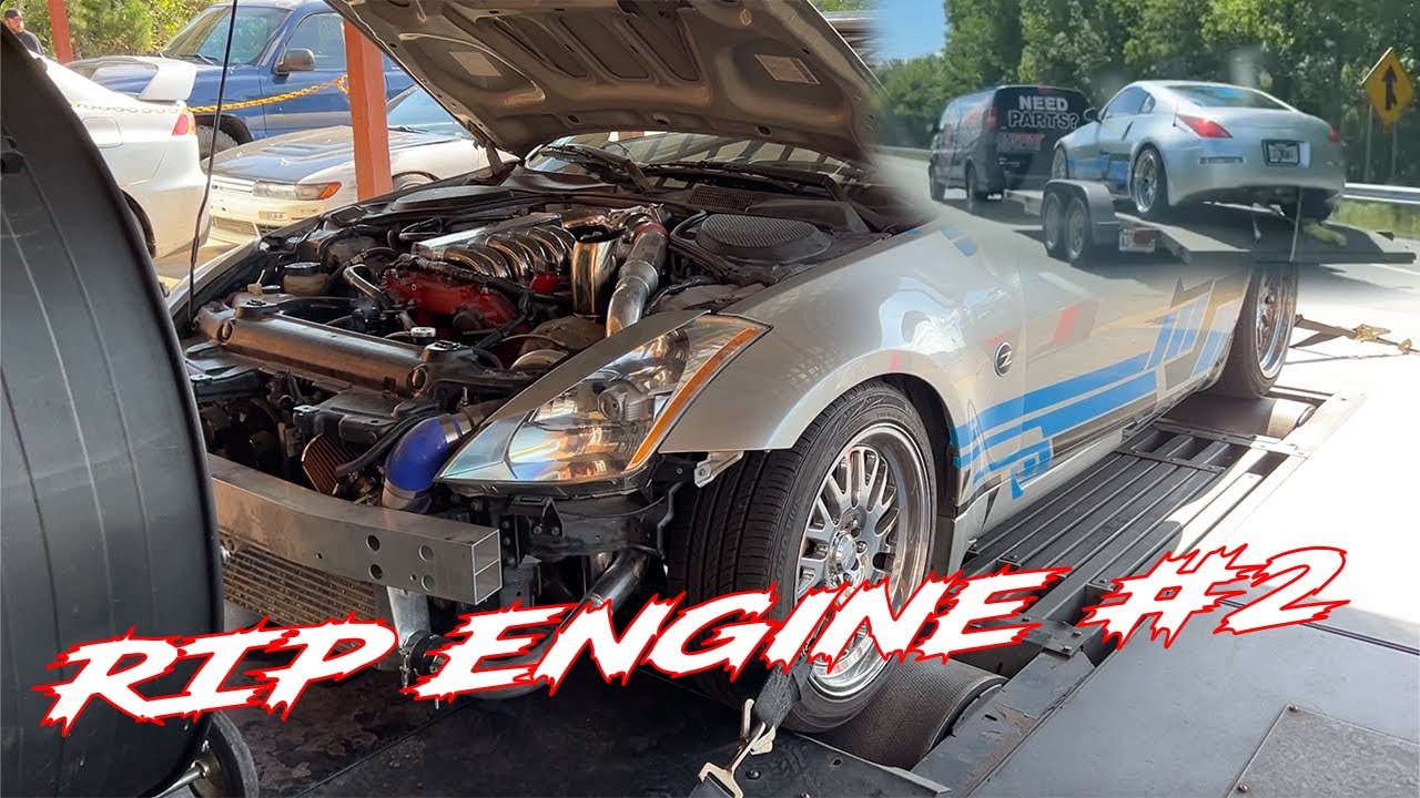 Epic Fail with My Boosted Automatic 350Z | Time to rebuild! - YouTube