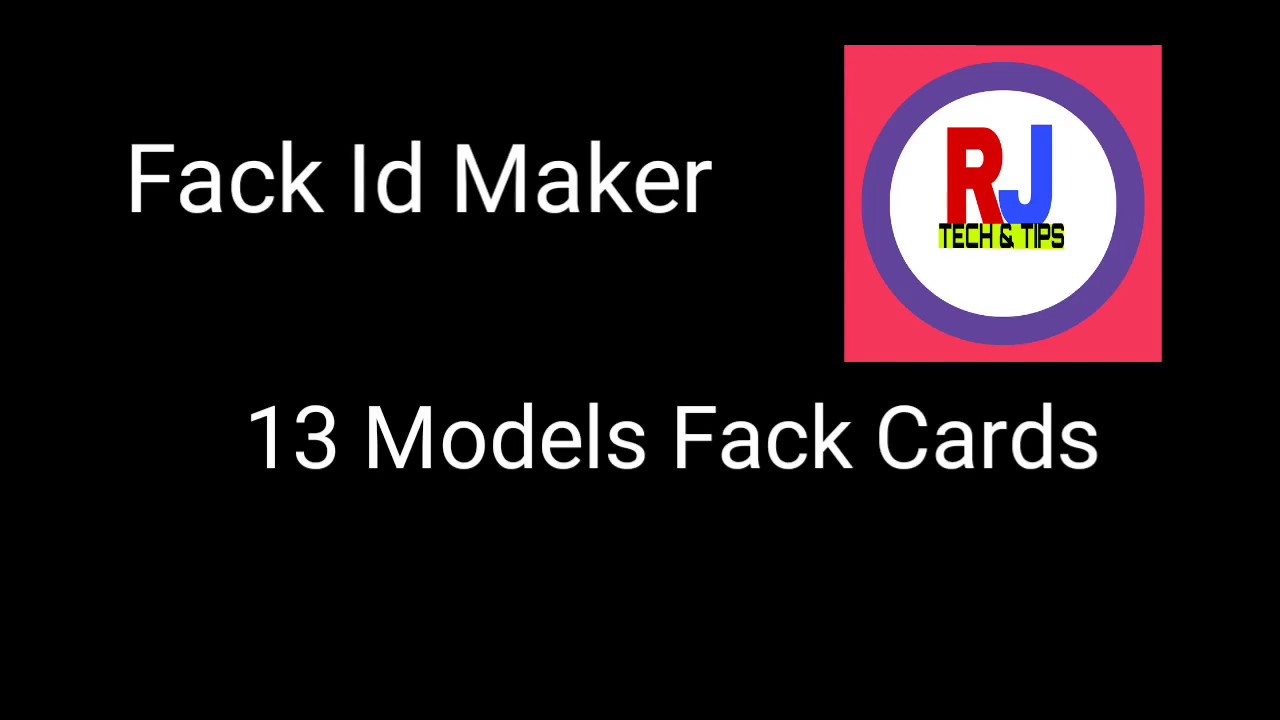 Fack id card creator of 13models free cards - YouTube