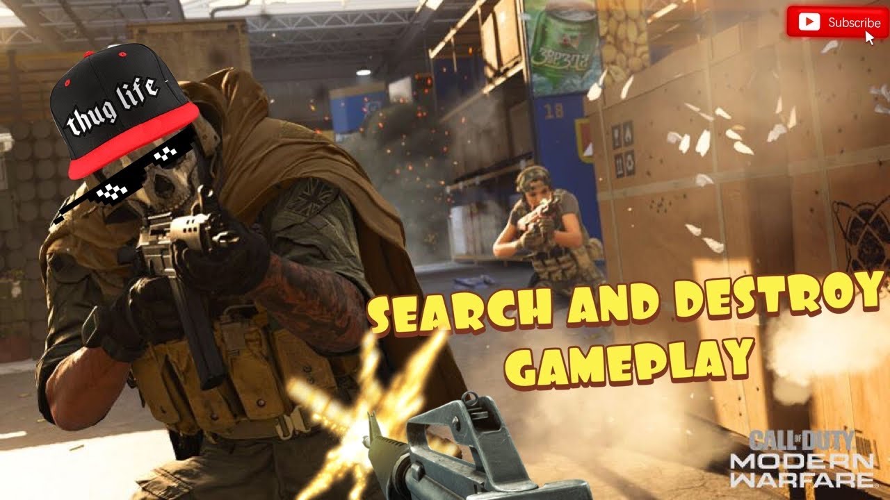 MODERN WARFARE//SEARCH AND DESTROY GAMEPLAY - YouTube