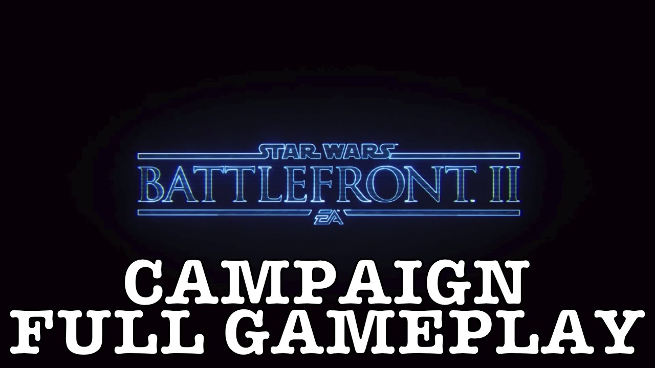 STAR WARS BATTLEFRONT 2 (PS5) | MAIN CAMPAIGN | FULL GAMEPLAY - YouTube