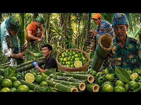 Limon baharat mı, meyve mi? Büyükbaba ve Amca Mạnh'ın bambu keserek geçirdikleri neşeli gün.