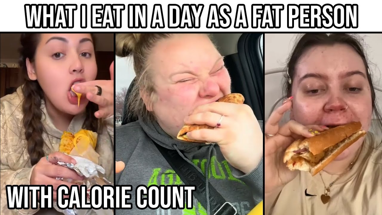 What I Eat In A Day As A Fat Person with Calorie Count #8 - YouTube