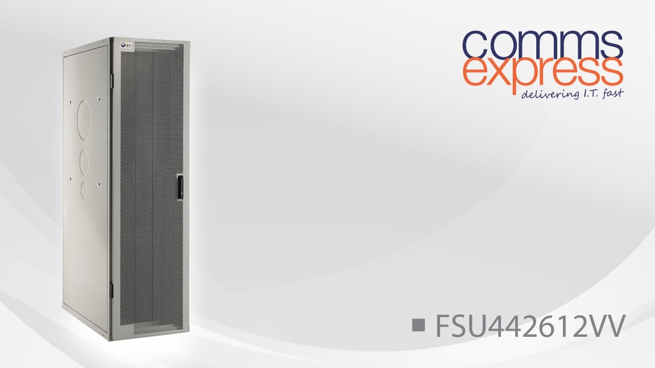 Uspace 4210 42U 600w x 1200d Server Cabinet - YouTube