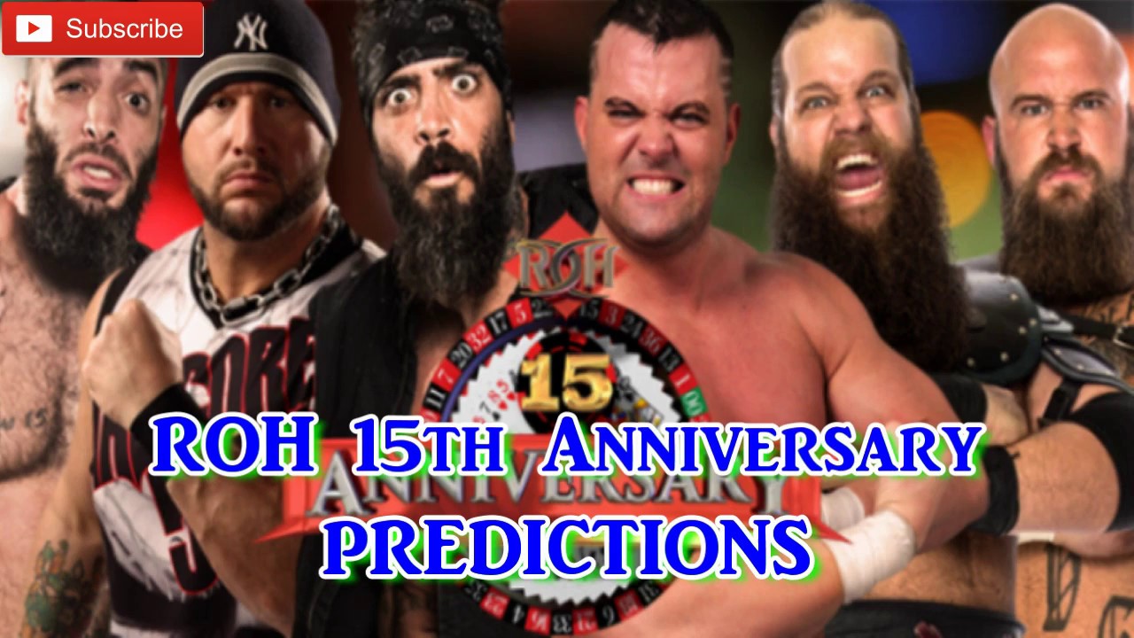 ROH 15th Anniversary Bully Ray & The Briscoes vs. War Machine & Davey ...