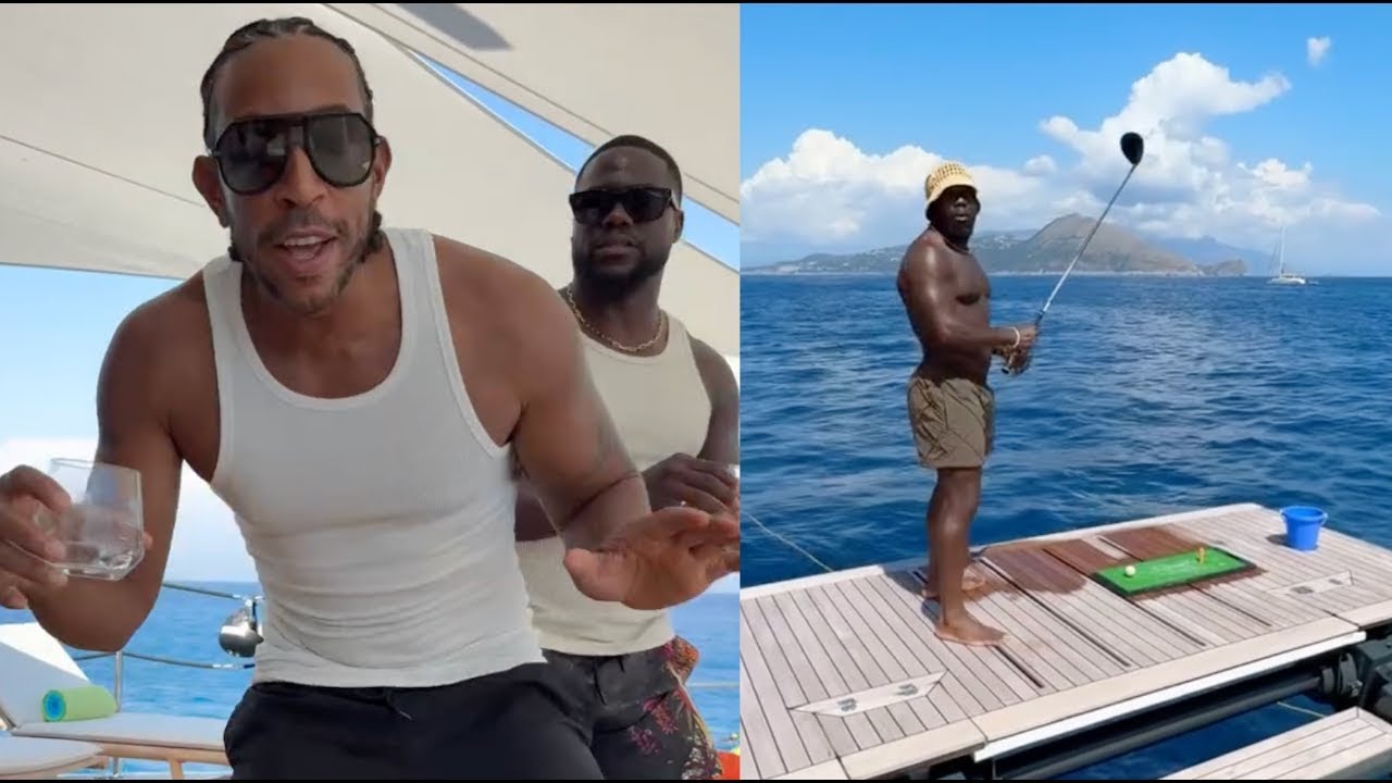 Kevin Hart Takes LUDACRIS on a Tour of His Insane $30 Million Yacht ...
