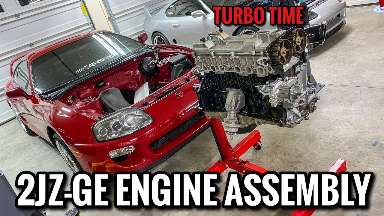 2JZ NA-T Build Ep. 2 - Rear Main Seal, Water Pump & Oil Pump - YouTube