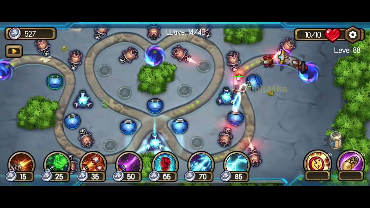 Level 88 of Tower Defense Galaxy Legend Game reels - YouTube