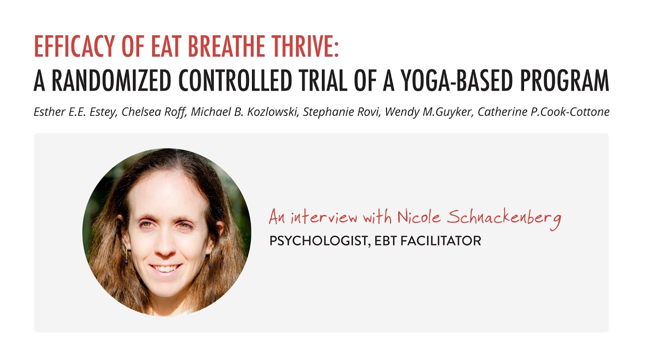 Research Interview with Nicole Schnackenberg, Psychologist, EBT ...
