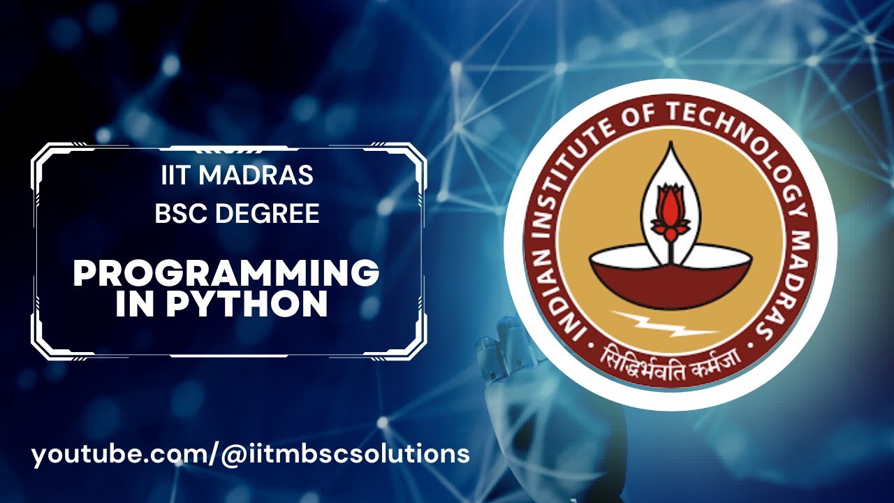 iitm CT Week 10 Graded Assignment solutions - YouTube