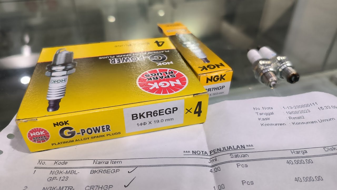 GANTI BUSI HONDA BRIO JADI PLATINUM NGK BKR6EGP | harga terjangkau ...
