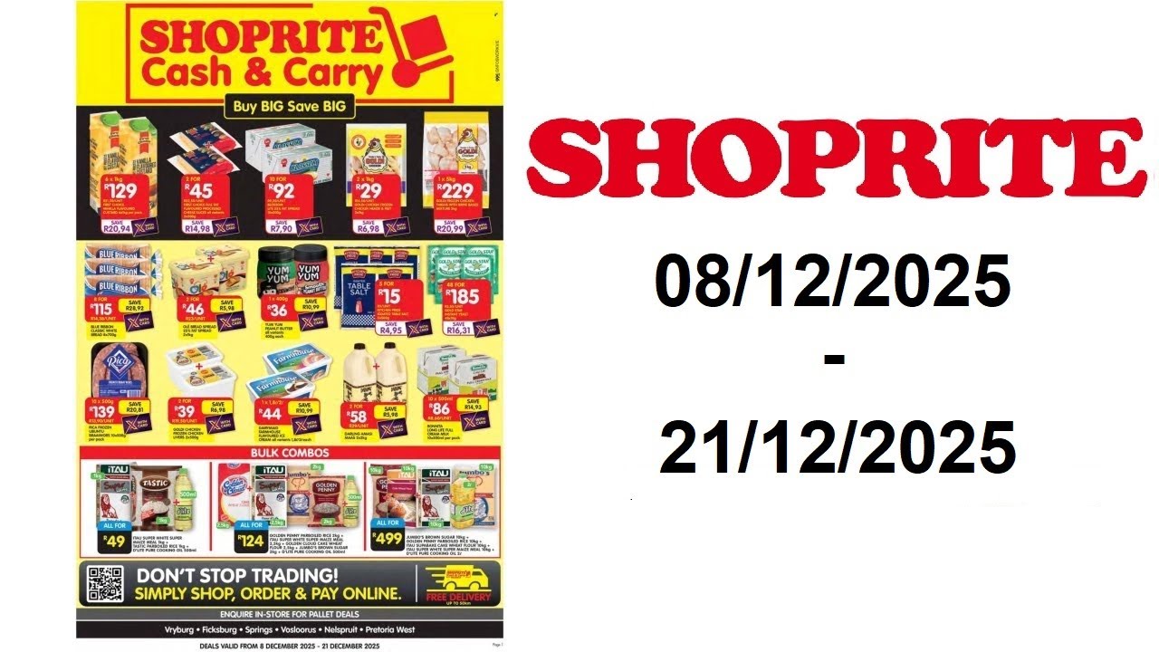 Shoprite specials - Cash & Carry Mid Month Savings Selected Stores - 08 ...