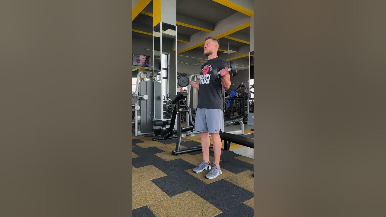 Standing Dumbbell Biceps Curl Supinated Grip Youtube