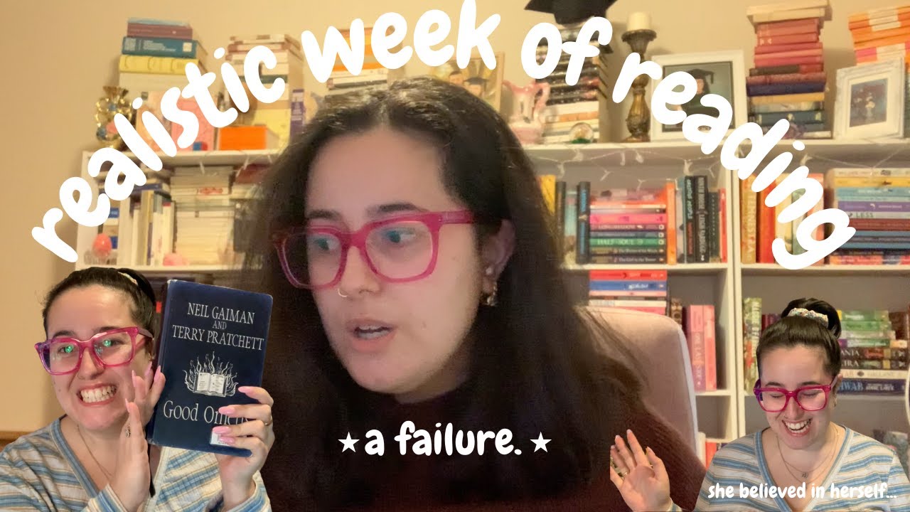 DO I EVEN ENJOY READING!?! | a very REALISTIC week of reading lol ft. a ...
