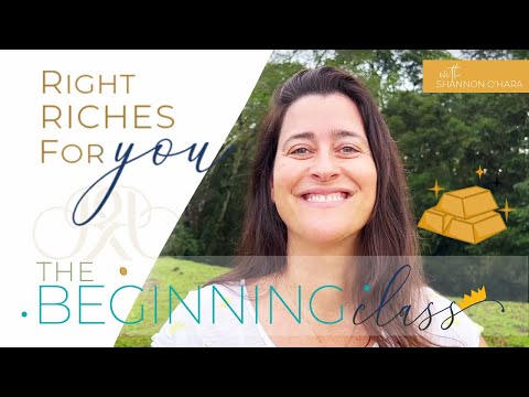 Welcome to Right Riches for You - Beginning
