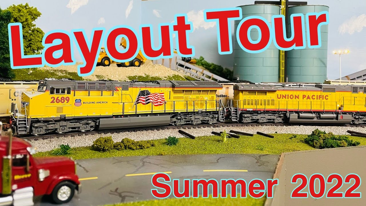 CSX & NS HO Layout Tour - Summer 2022 - YouTube