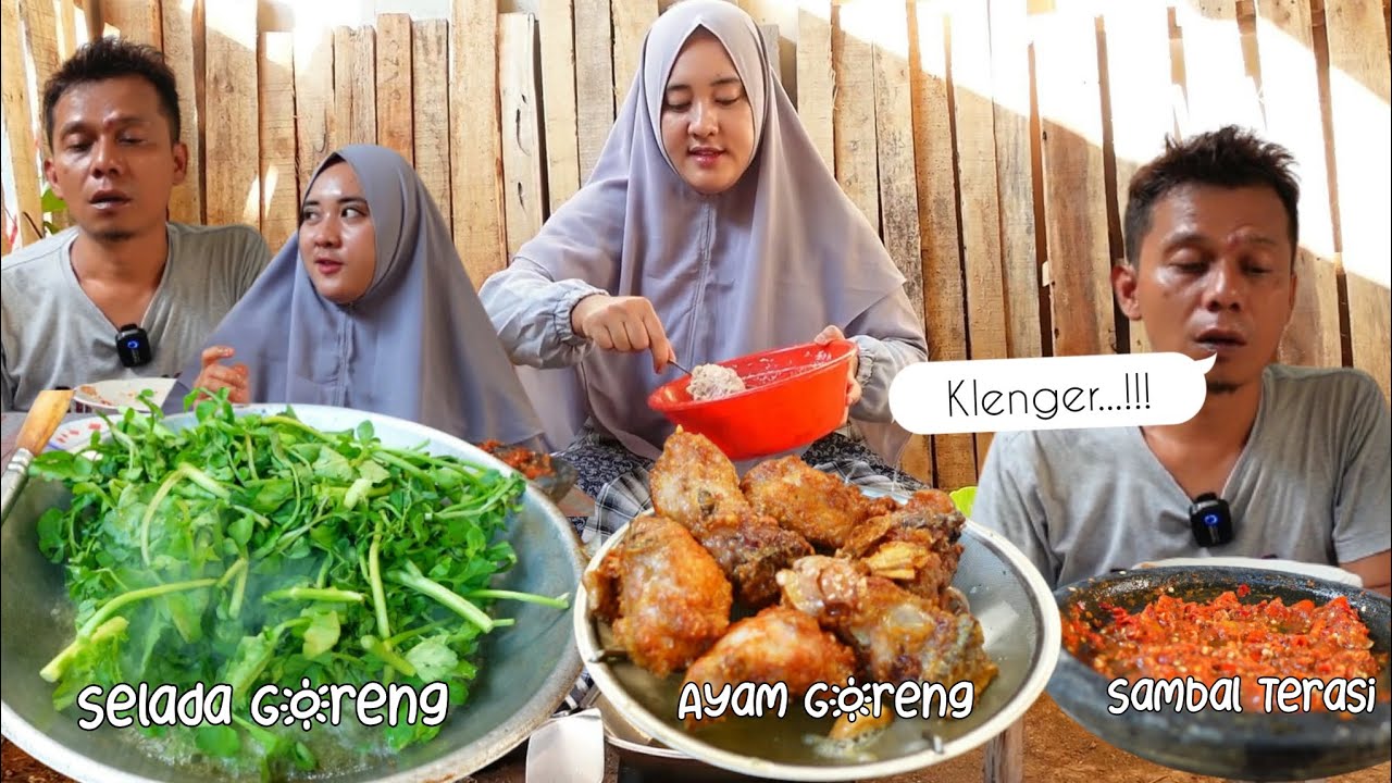 TERNYATA ENAK ‼️ Selada Goreng + Ayam & Sambal Terasi - YouTube