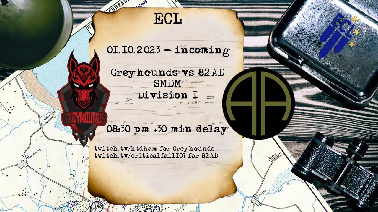 ECL Greyhounds vs 82AD preview - YouTube