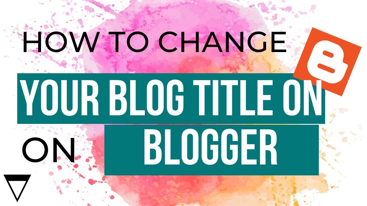 Title Change How To Change Your Blog Title On Blogger 2013 part title-change-how-to-change-your-blog-title-on-blogger-2013-part