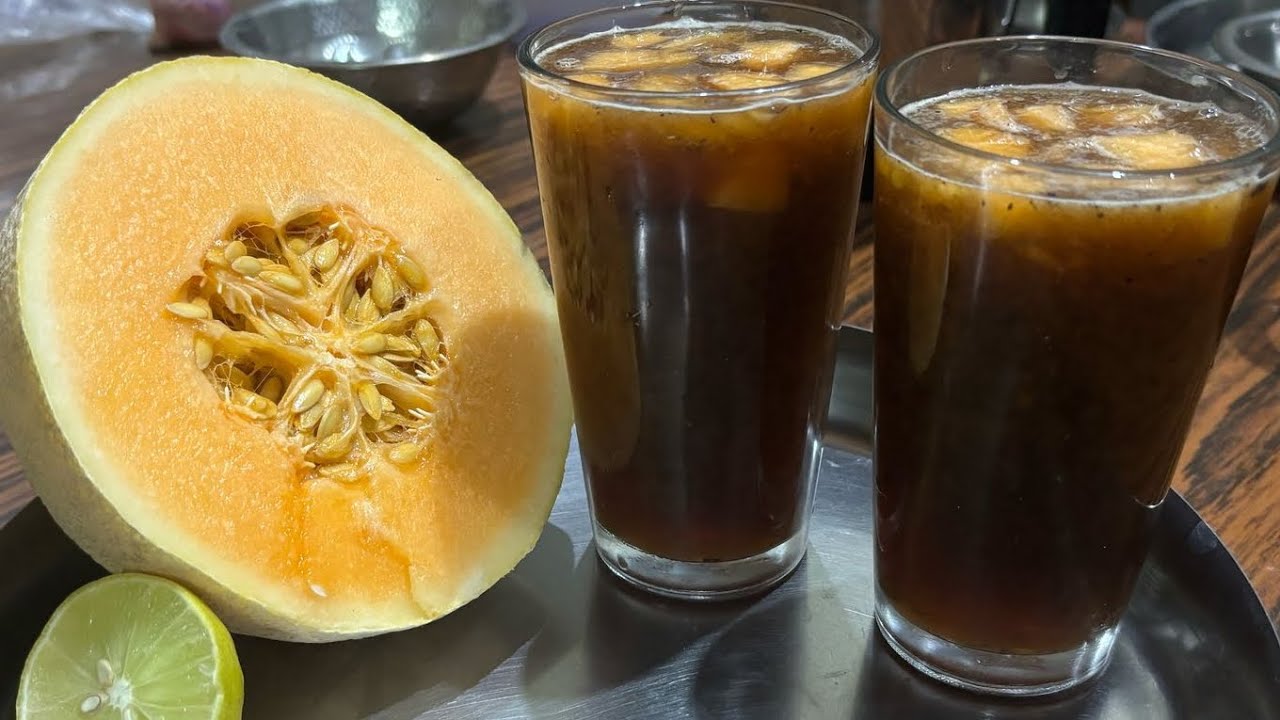 Melon juice | ಕರ್ಬೂಜದ ಪಾನಕ |musk melon panka | Musk melon juice ...