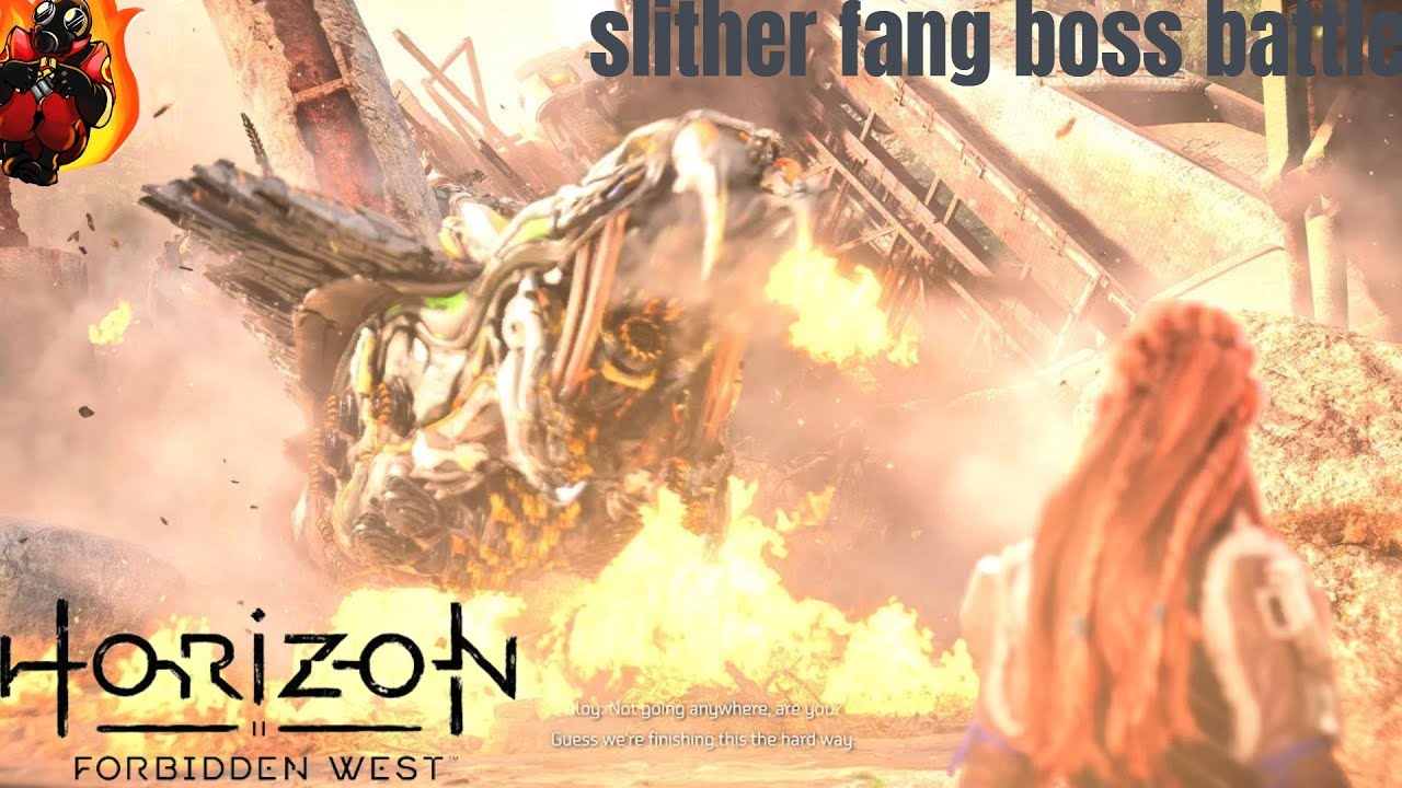 Horizon Forbidden West_slitherfang boss battle - YouTube