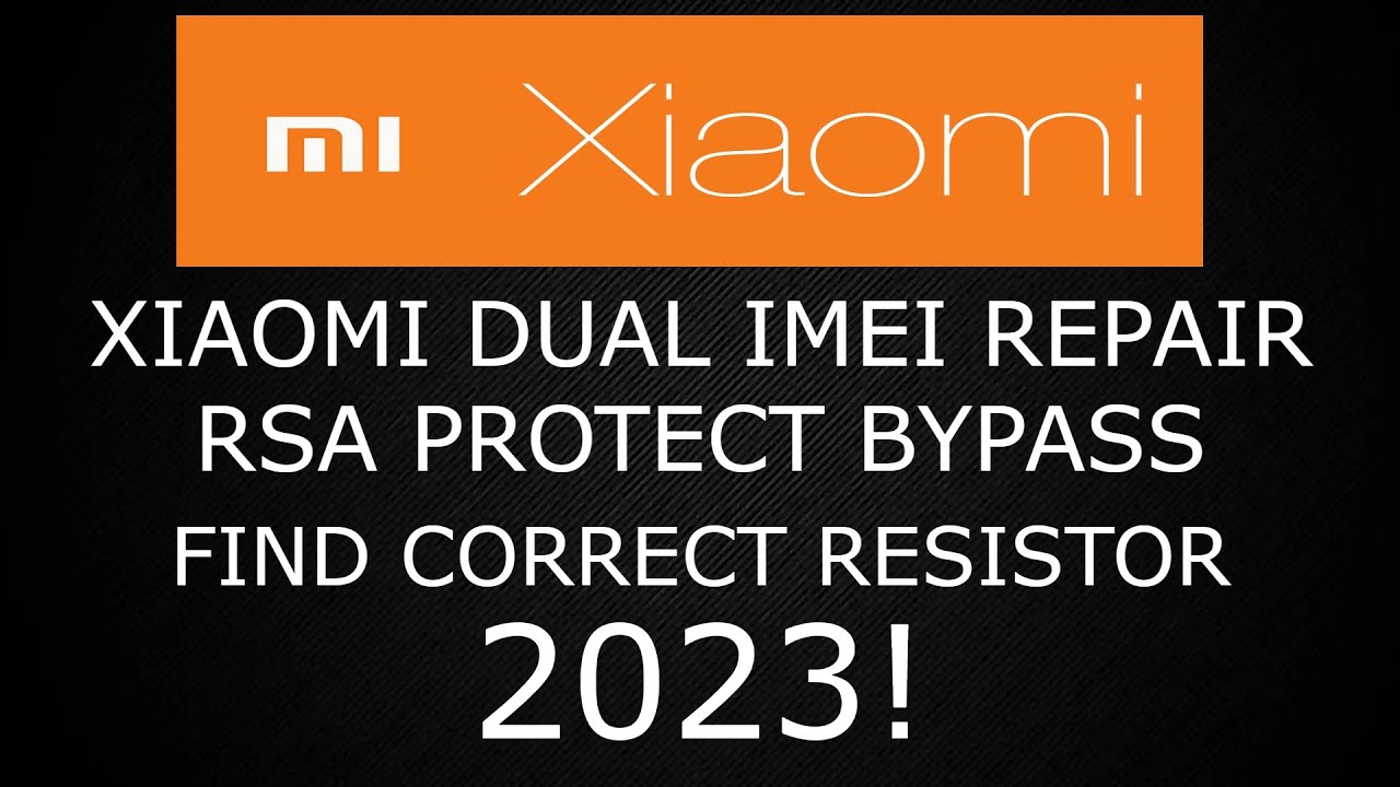 Xiaomi Dual Imei Repair HELPER / FIND CORRECT RESISTOR 2023! - YouTube