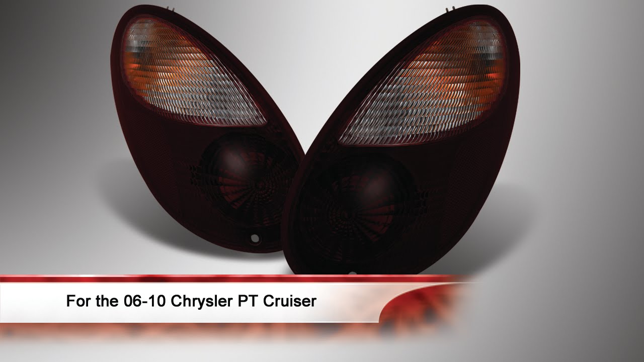 06-10 Chrysler PT Cruiser OEM Style Tail lights - YouTube
