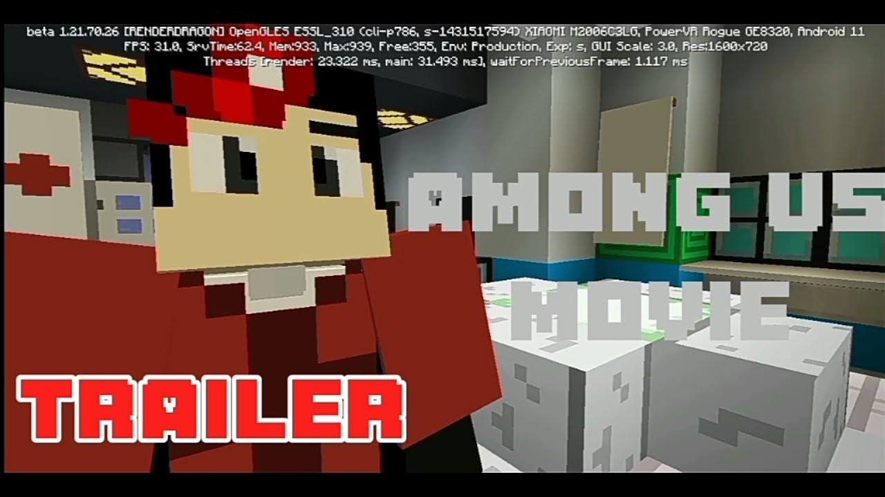 El tráiler de la película de among us en Minecraft - YouTube