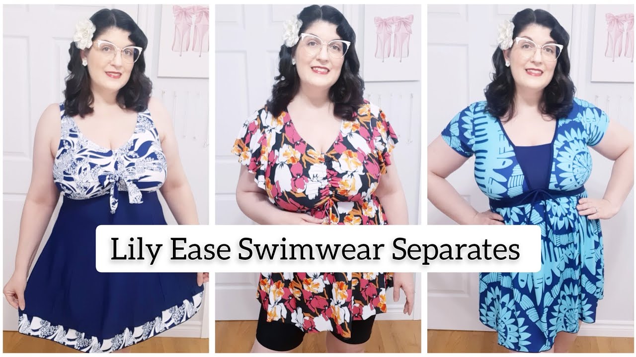 LilyEase Swimwear Review & Try On Plus Size Fashion & Swimwear, Modest ...