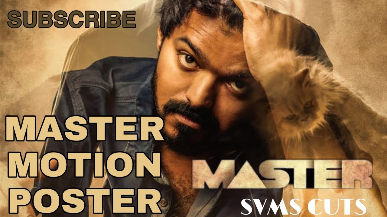 MASTER MOTION POSTER | SVMS CUTS | VIJAY & LOKESH FILM - YouTube