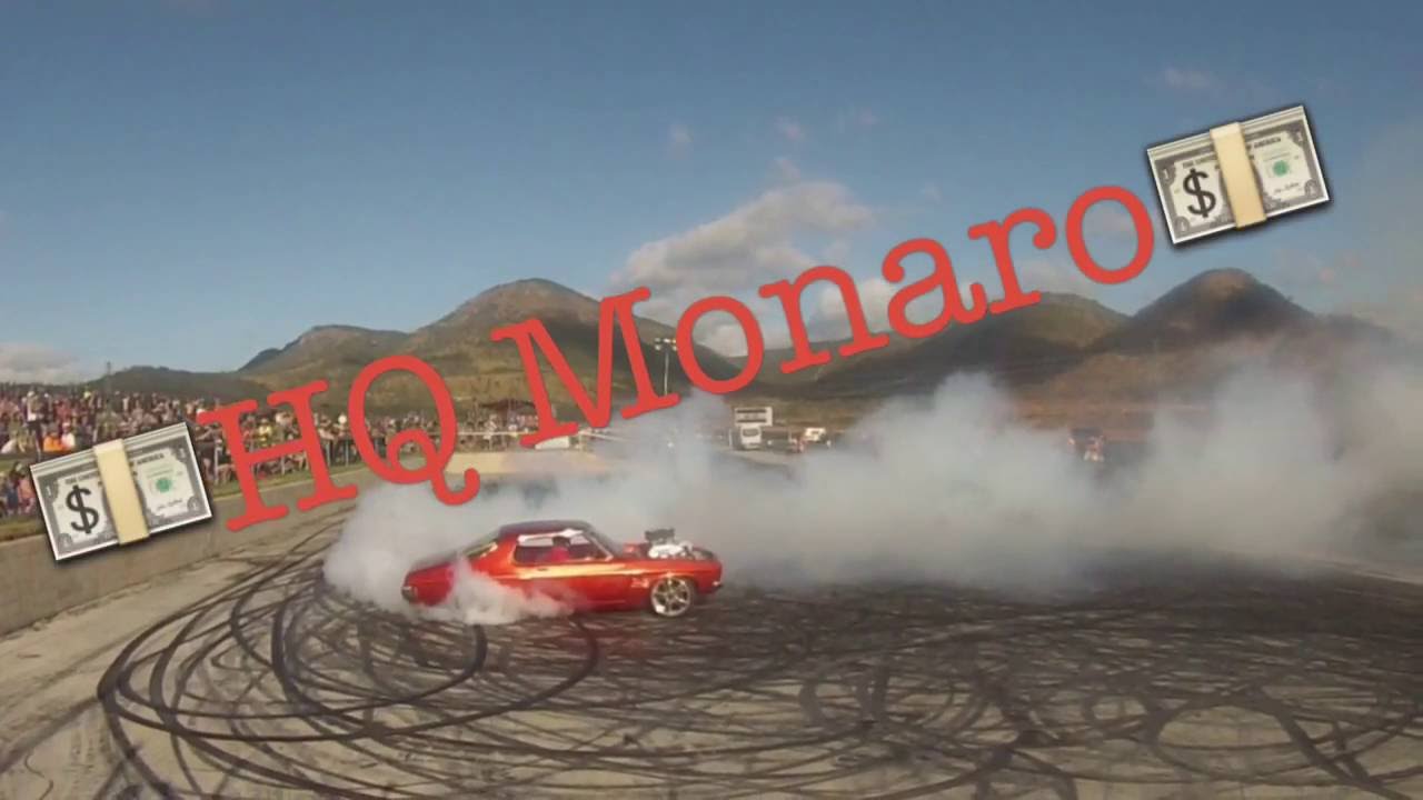 Northen Nats #01 HQ Monaro Burnout Springmount Raceway - YouTube