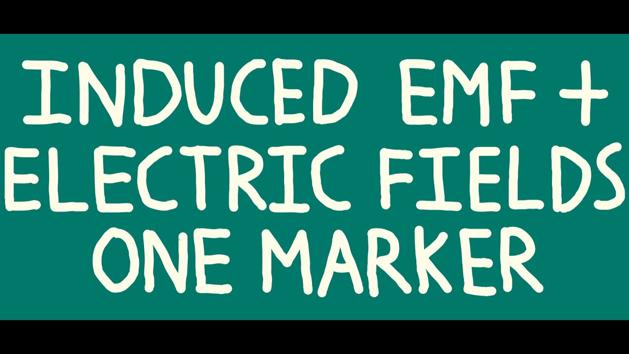 Induced EMF & Electric Fields - Worked Example - A-level Physics - YouTube