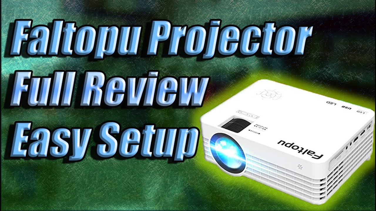 How to set up the Faltopu Mini Projector | Video & Sound Test - YouTube