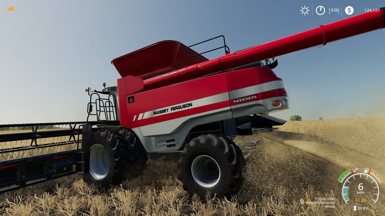 FS19 AGCO MASSEY FERGUSON 9895 - THE PACK IS BACK! - YouTube