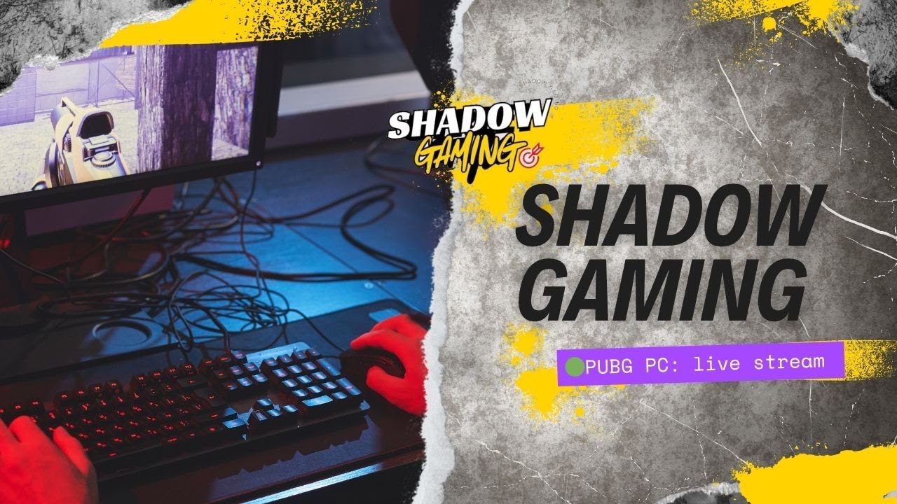 🟢PUBG PC LIVE : SYCO CLAN | SHADOW GAMING (No Commentary) - YouTube