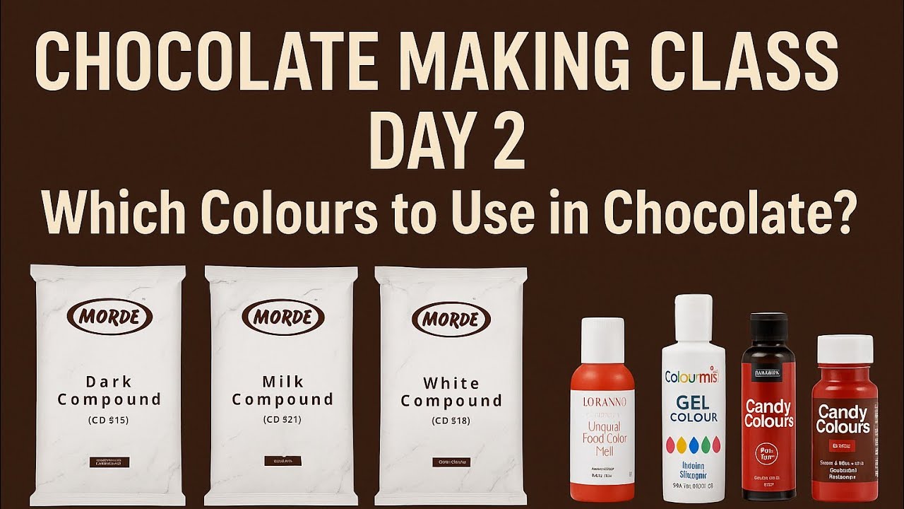 Homemade Chocolate Making business Class Day 2 How to make chocolates ...