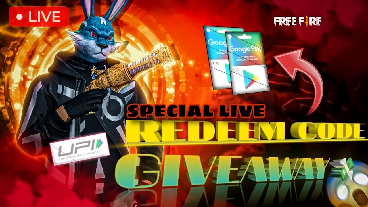 Free Fire Live Giveaway//Free Redeem Code #giveaway#live# ...