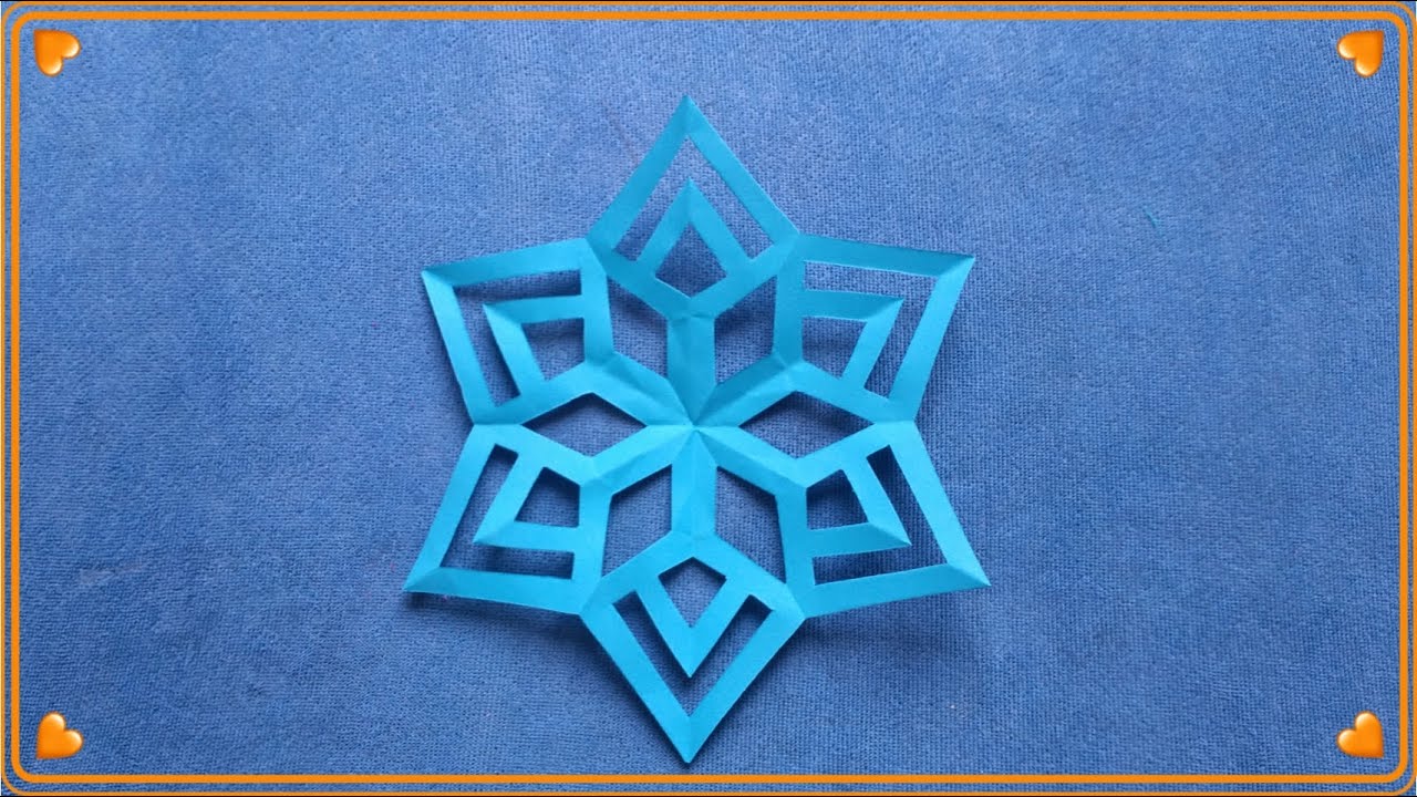 Paper Cut and Beautifull Star. How to make Star Snowflake With Paper ...