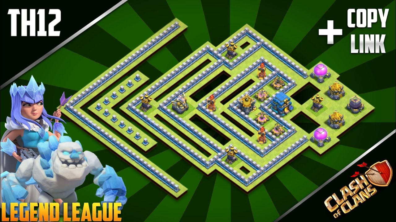 TH12 Legend league Base (with link) | Townhall 12 war base | Clash of ...