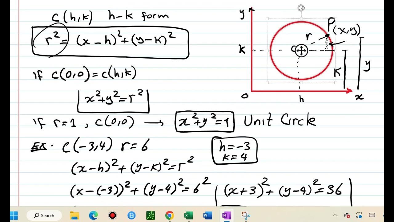 Lecture 17 - 2.2 - Circles - YouTube