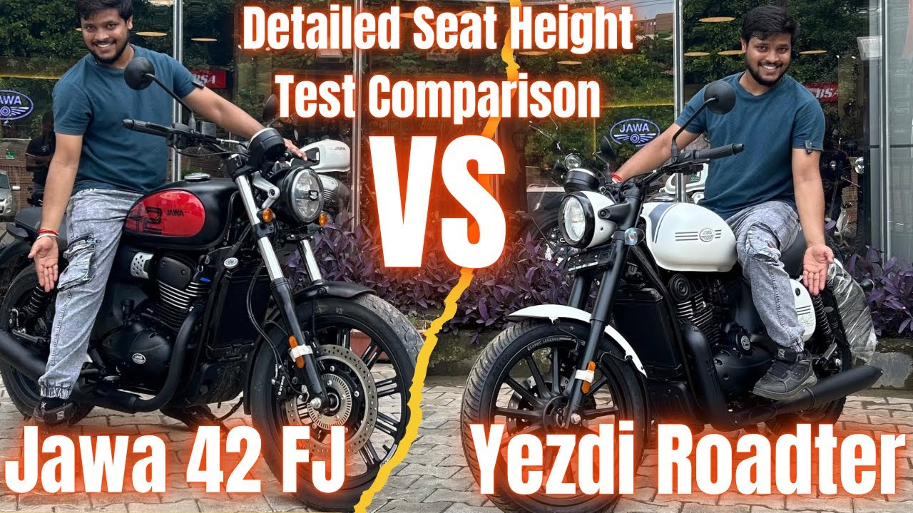Finally! 2024 Jawa 42 FJ VS Old Jawa 42 | Detailed Seat Height Test ...